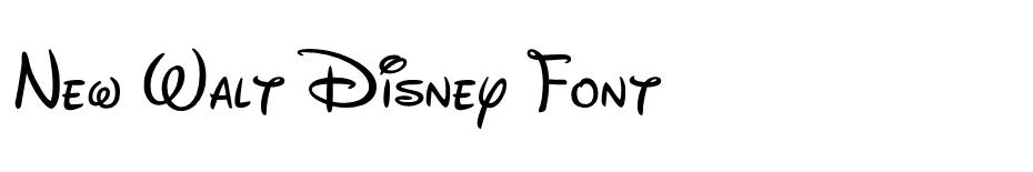 New Waltograph - Walt Disney free font